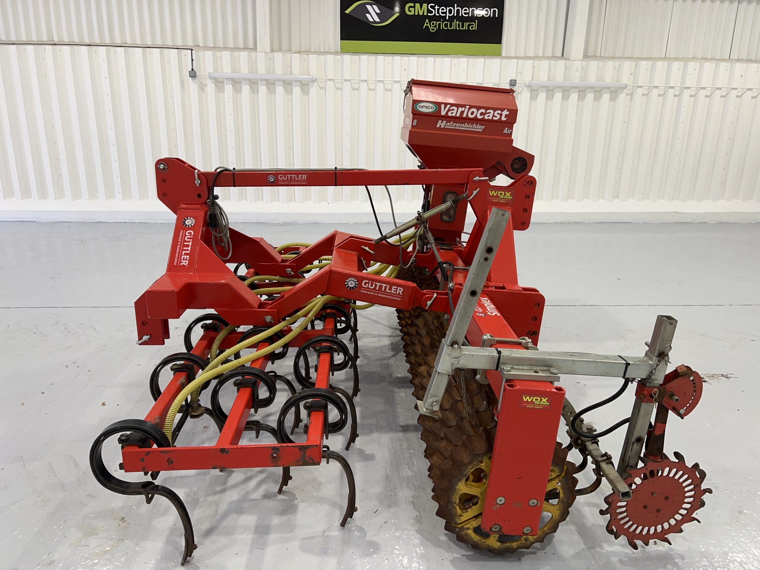 GUTTLER AVANT 3 METRE CULTIVATOR WITH OPICO SEEDER - GM Stephenson Ltd