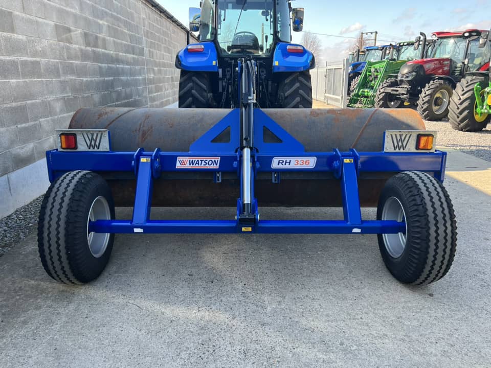 WATSON RH 336 3 METRE TRAILED HYD FLAT ROLLER - GM Stephenson Ltd
