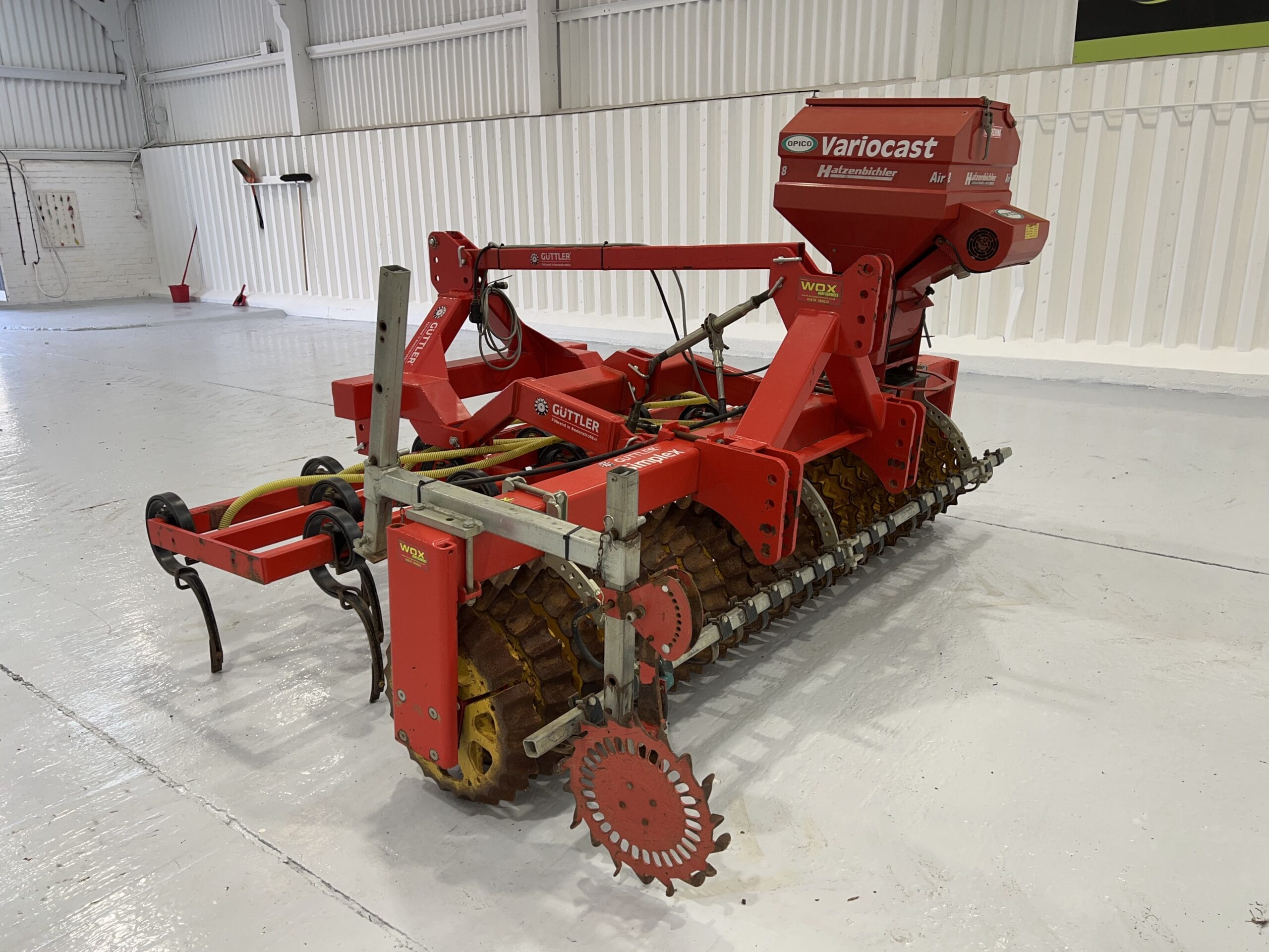 GUTTLER AVANT 3 METRE CULTIVATOR WITH OPICO SEEDER - GM Stephenson Ltd