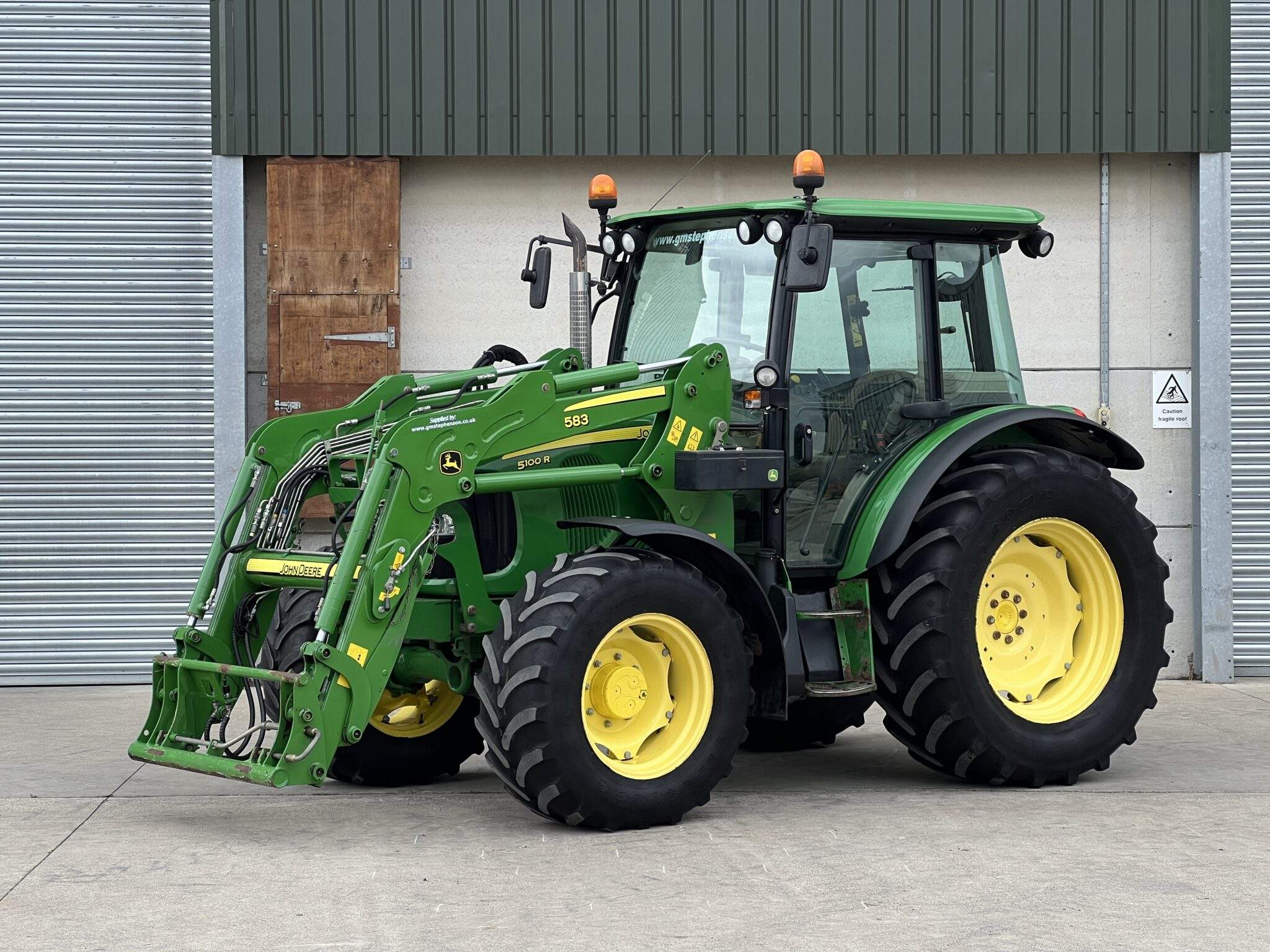 JOHN DEERE 5100R C/W FRONT LOADER - GM Stephenson Ltd
