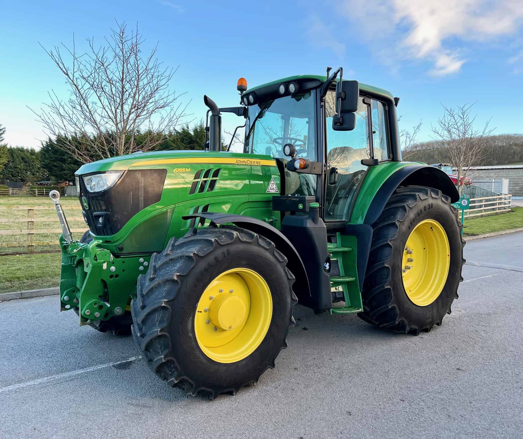 JOHN DEERE 6155M *FRONT LINKS* *VIDEO INSIDE* - GM Stephenson Ltd