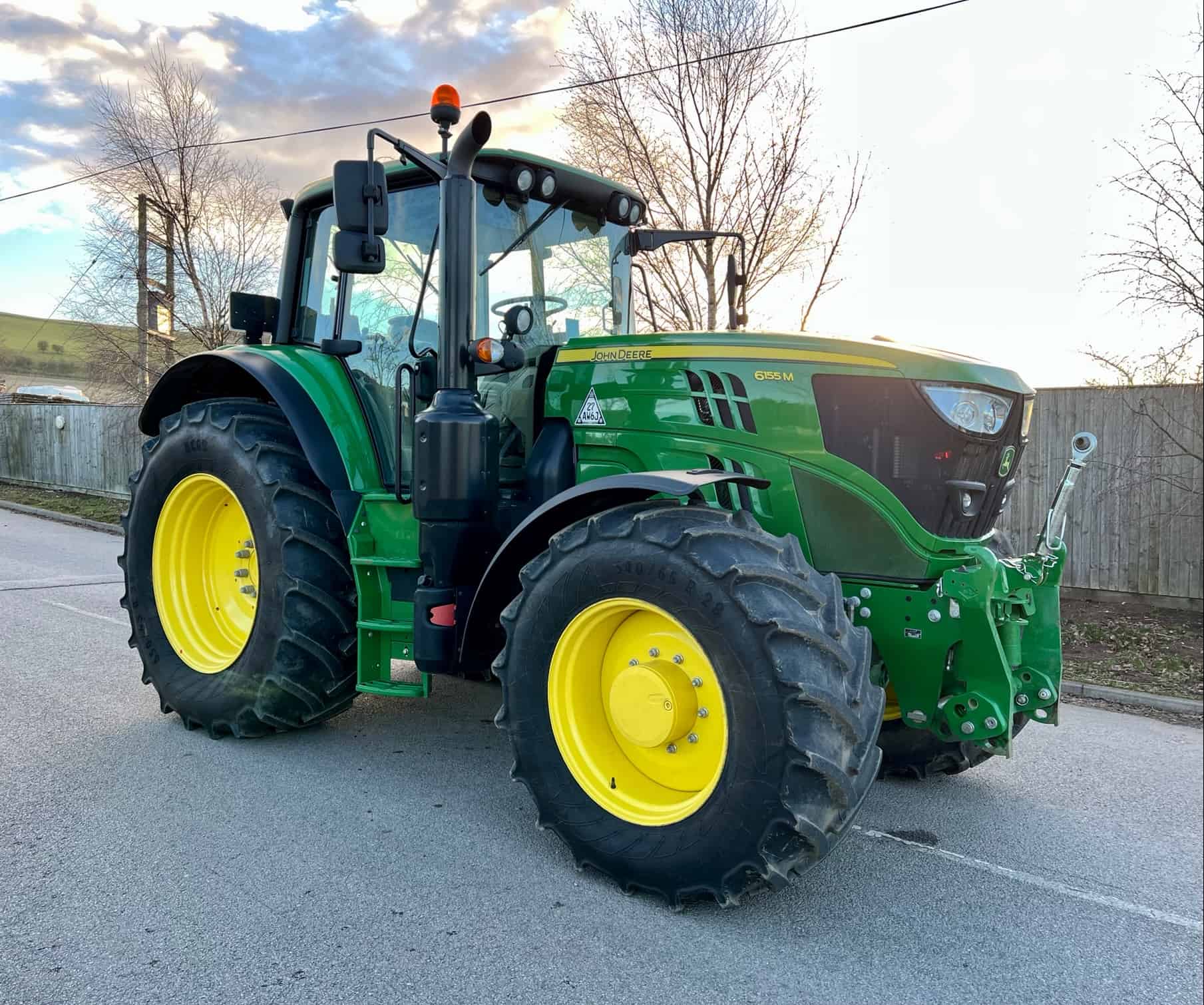 JOHN DEERE 6155M *FRONT LINKS* *VIDEO INSIDE* - GM Stephenson Ltd