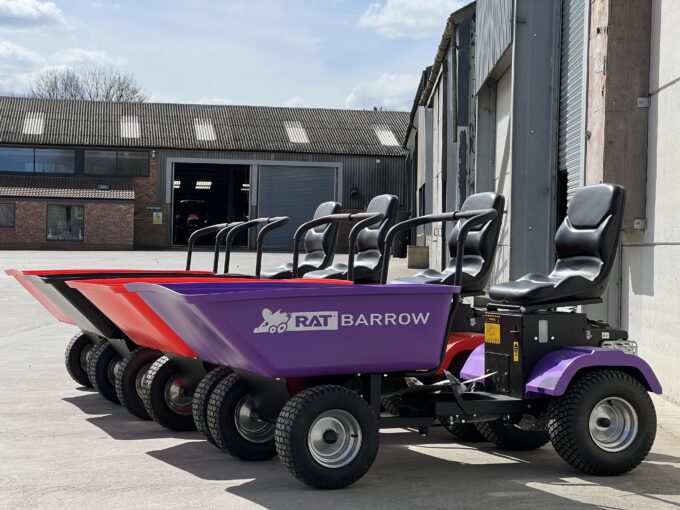 RAT BARROW – RIDE ON TIPPING BARROW - GM Stephenson Ltd