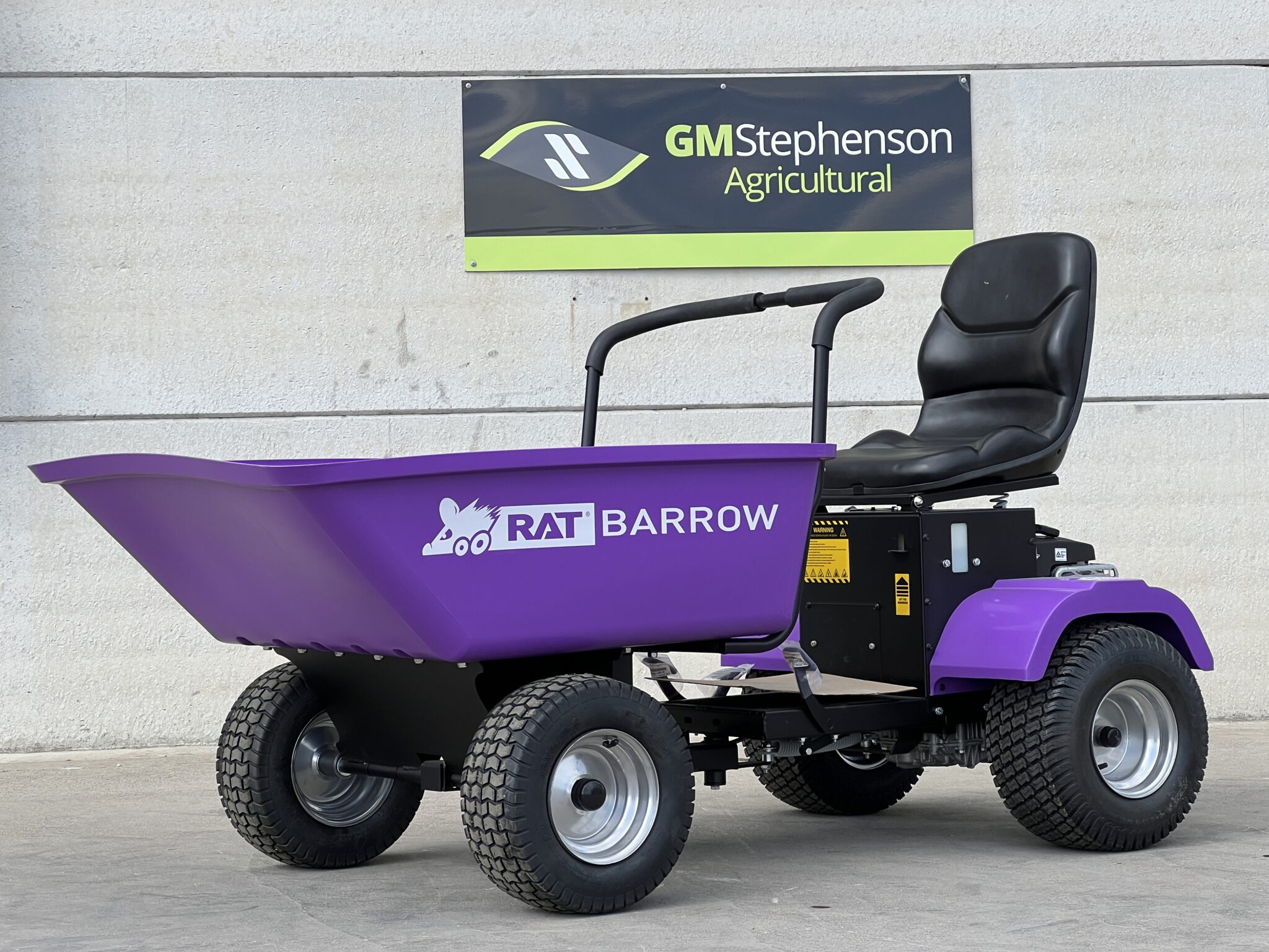 RAT BARROW – RIDE ON TIPPING BARROW - GM Stephenson Ltd